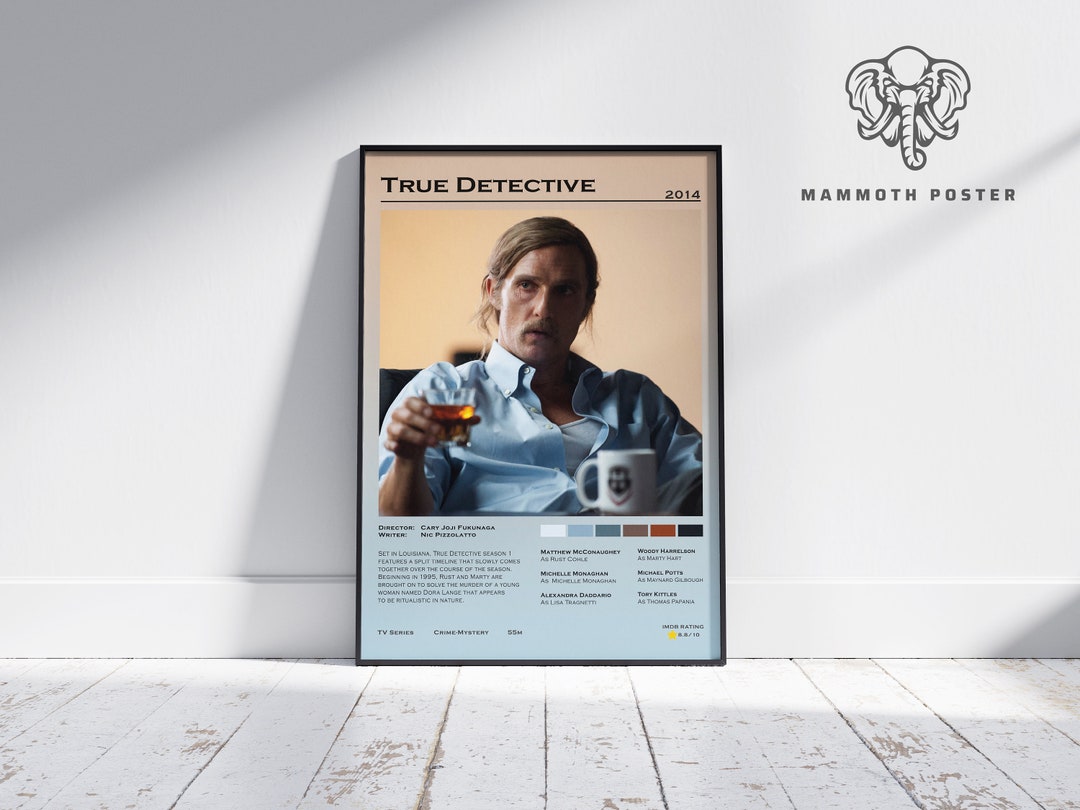 True Detective | TV Series Poster | Minimalist Movie Poster | Vintage ...