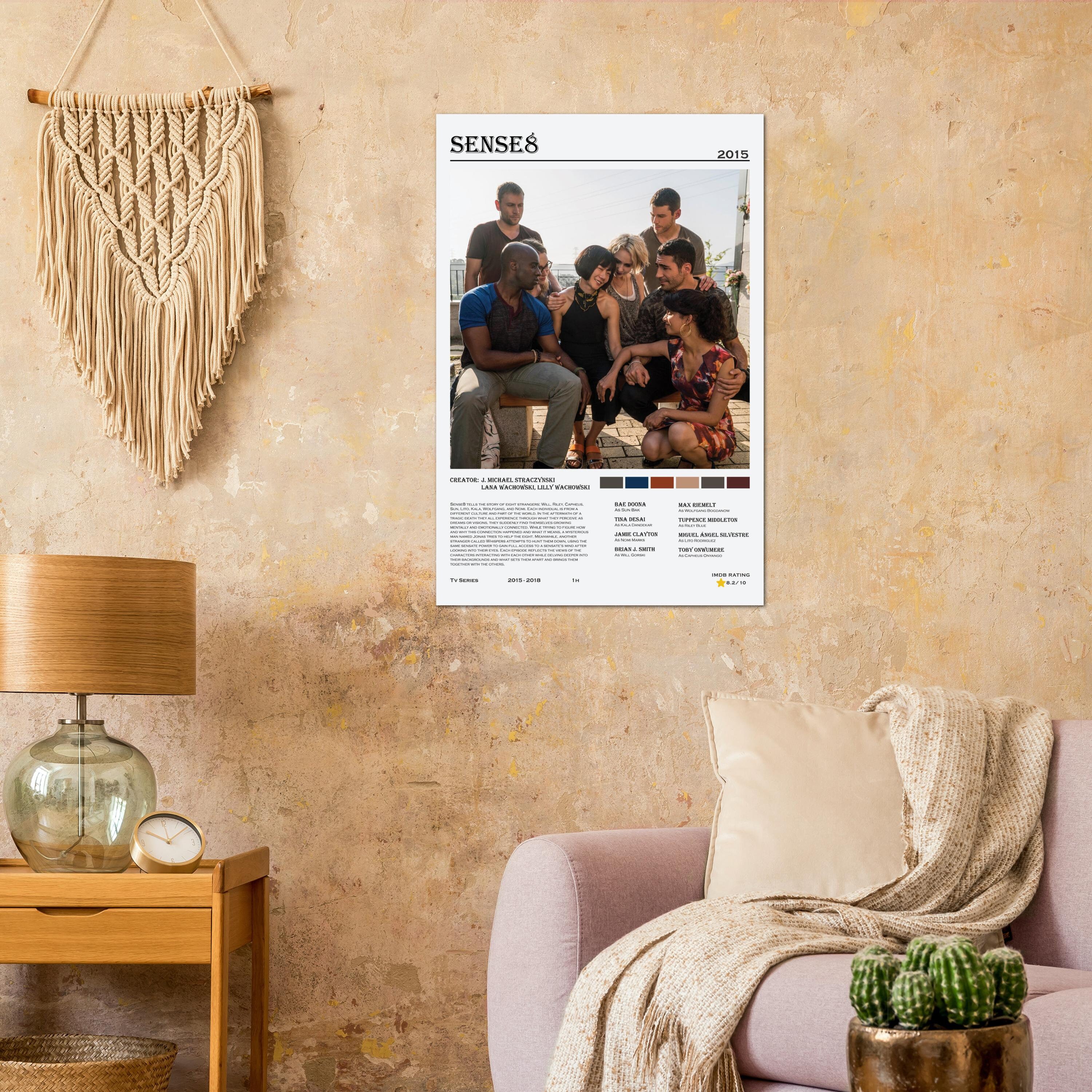 Sense8 TV Series Poster Minimalist Movie Poster Vintage - Etsy