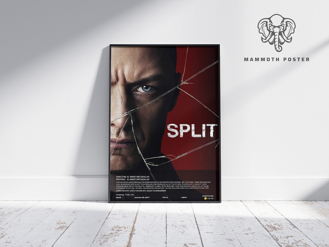 Split | M. Night Shyamalan | Minimalist Movie Poster | Vintage Retro ...