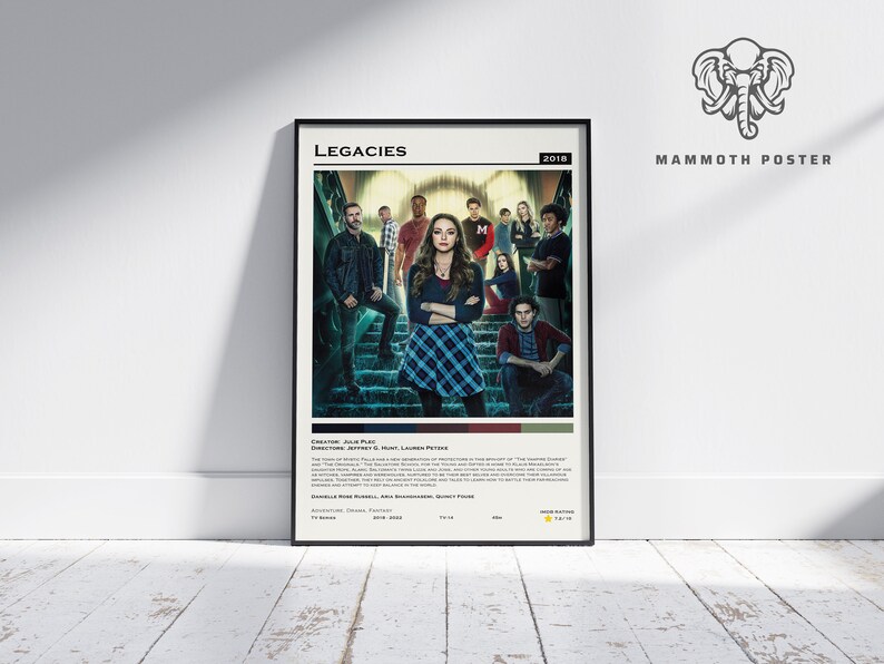 Legacies TV Series Poster Minimalist Movie Poster Vintage Retro Home ...