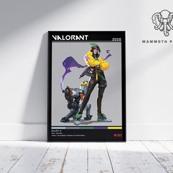 Valorant Cypher Poster - Etsy