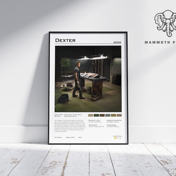 Dexter Poster - Etsy