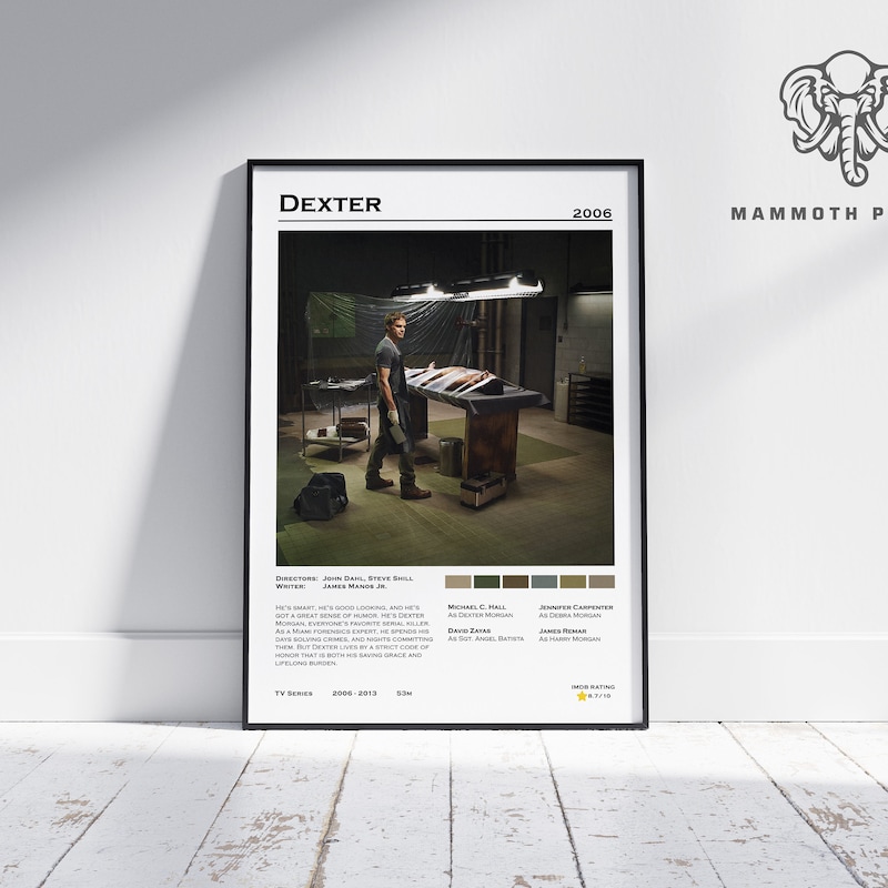 Dexter Poster - Etsy