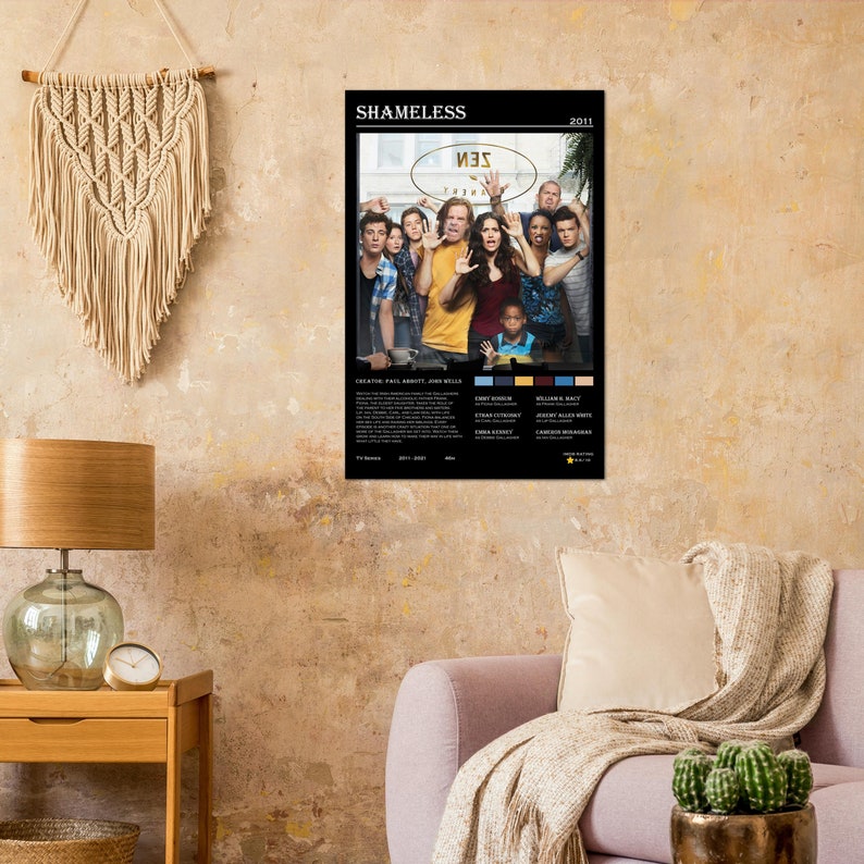 Shameless TV Series Poster: Custom Wall Art Print - Etsy