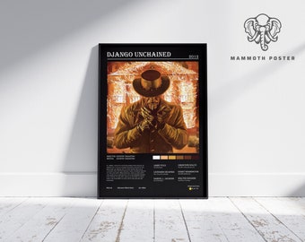Django Unchained Film Poster - Etsy