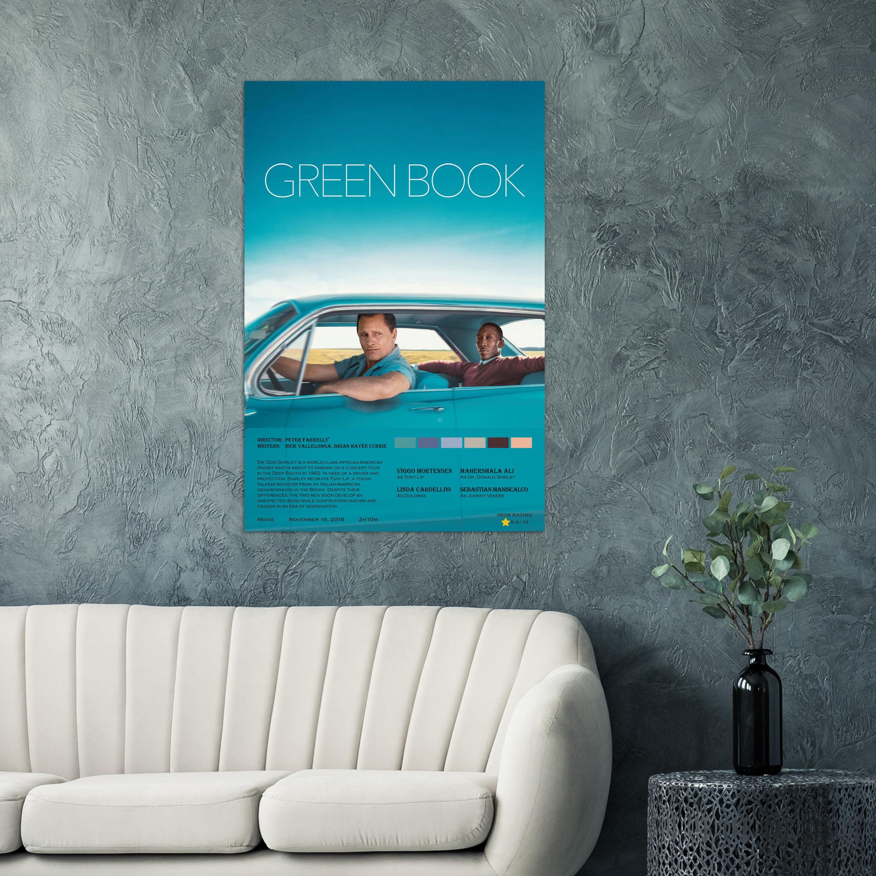 Green Book Peter Farrelly Minimalist Movie Poster - Etsy