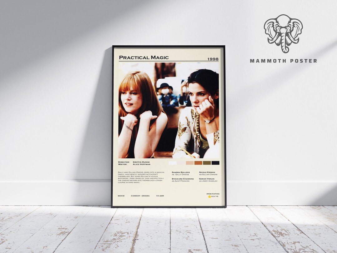 Practical Magic | Griffin Dunne | Minimalist Movie Poster | Vintage ...