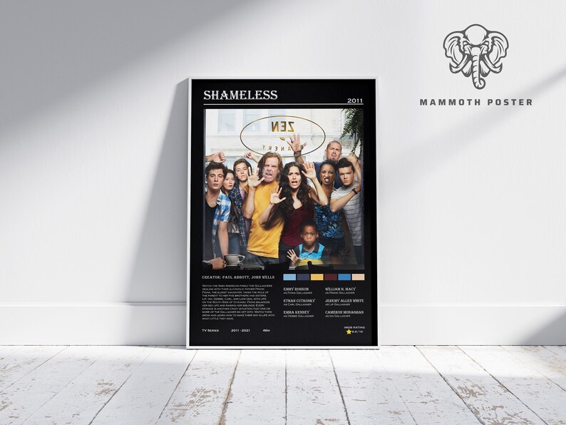 Shameless TV Series Poster: Custom Wall Art Print Christimas Gifts - Etsy