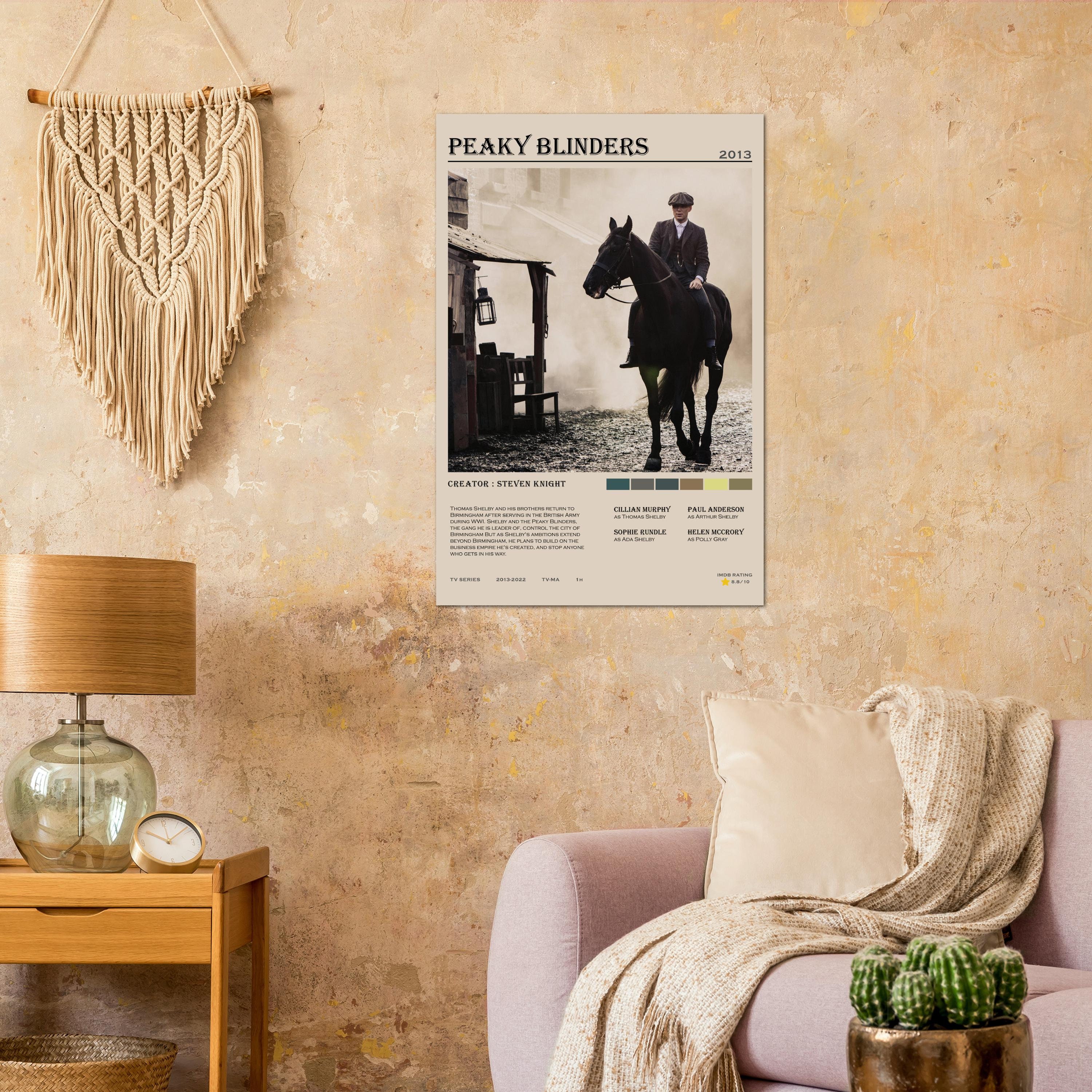 Peakey Blinders TV Series Poster Minimalist Movie Poster Vintage Retro ...
