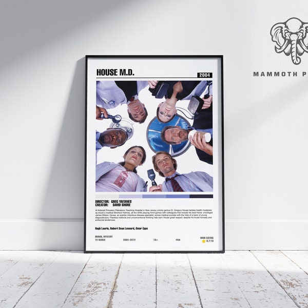 House Md Poster - Etsy