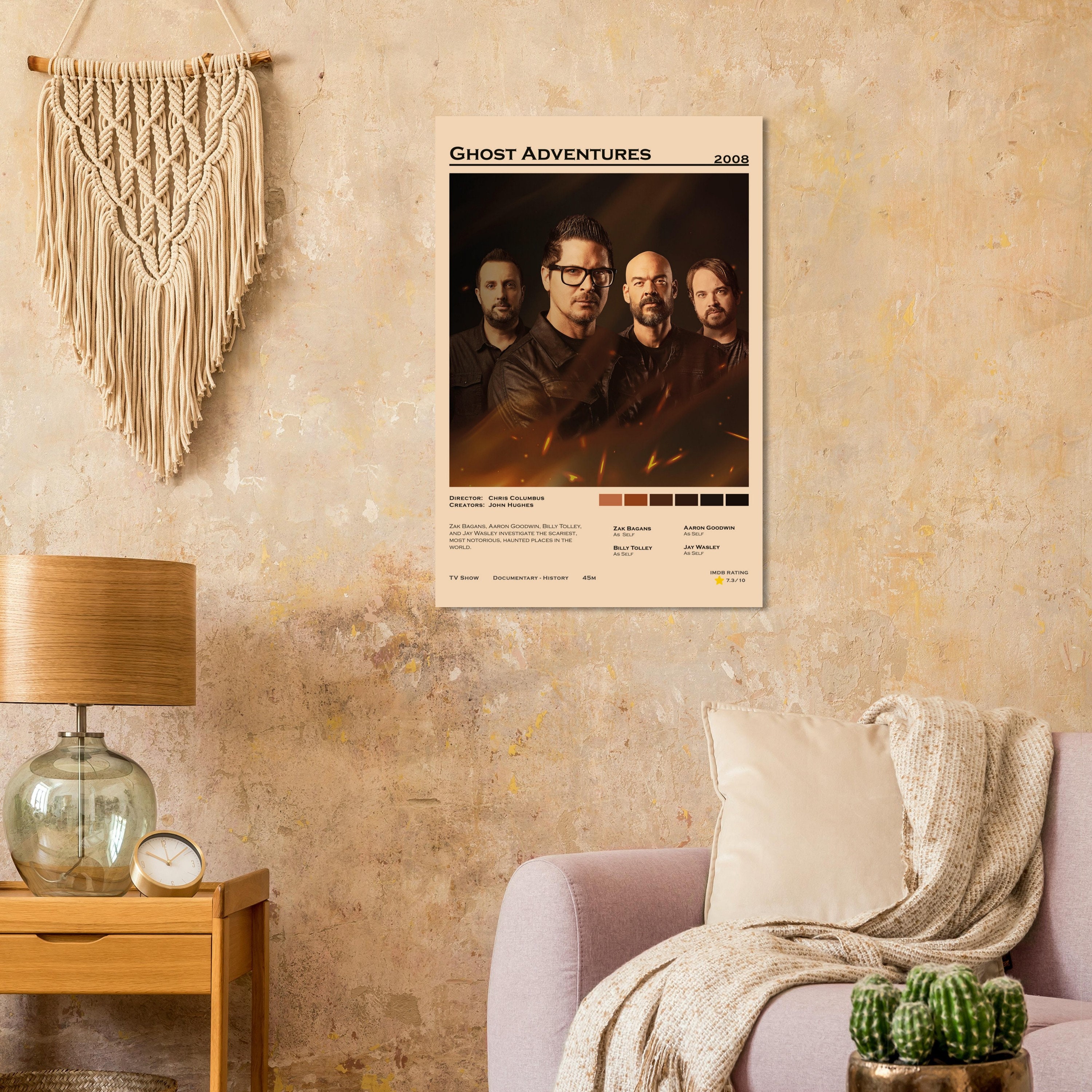 Ghost Adventures TV Series Poster Minimalist Movie Poster Vintage Retro ...