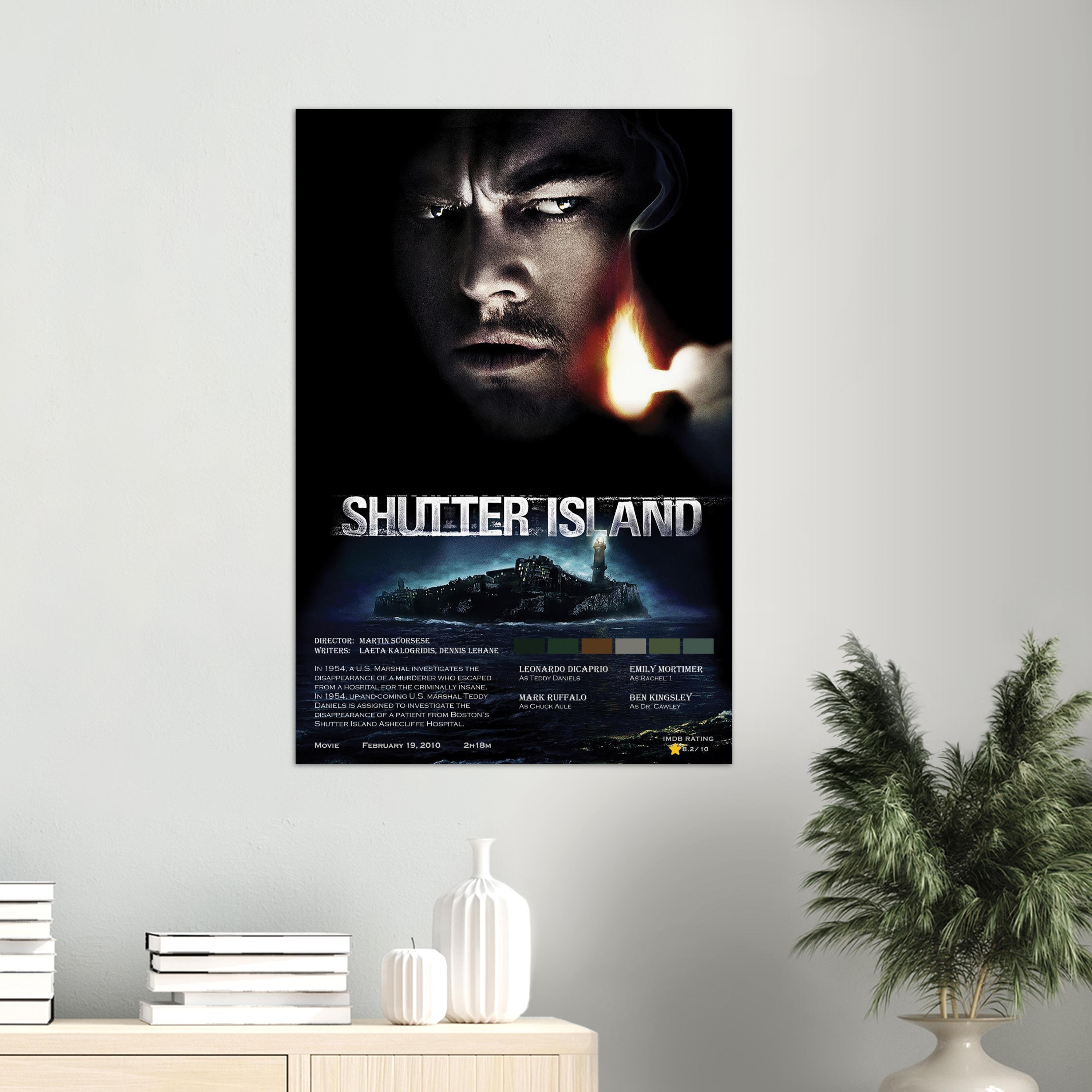 Shutter Island Martin Scorsese Movie Poster Vintage Retro Home Decor ...