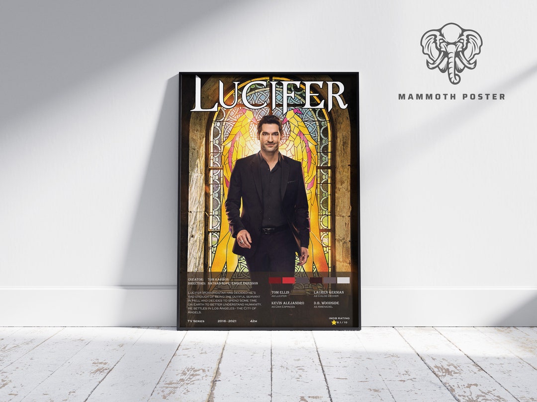 Lucifer | TV Series Poster | Minimalist Movie Poster | Vintage Retro ...