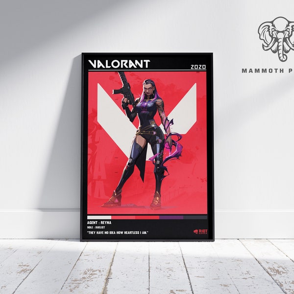 Valorant Vintage Poster - Etsy
