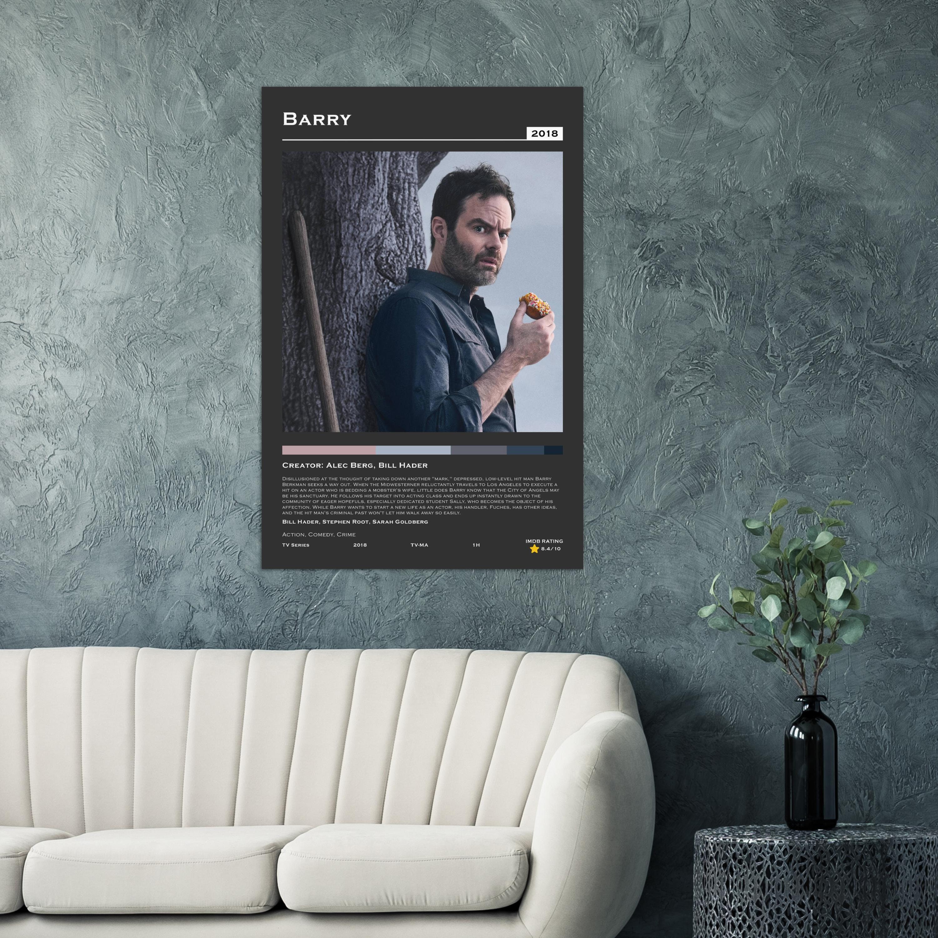 Barry Digital TV Series Poster Minimalist Movie Poster Vintage Retro ...