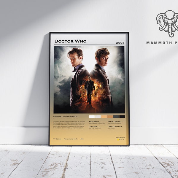 Doctor Who Poster - Etsy