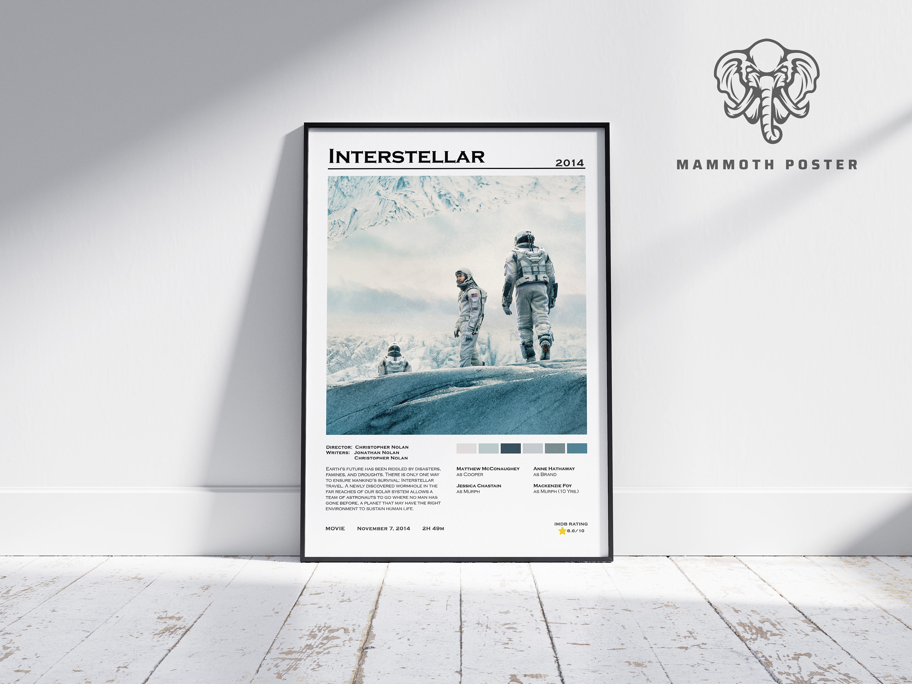 Interstellar Christopher Nolan Plakat POSTER Interstellar Poster