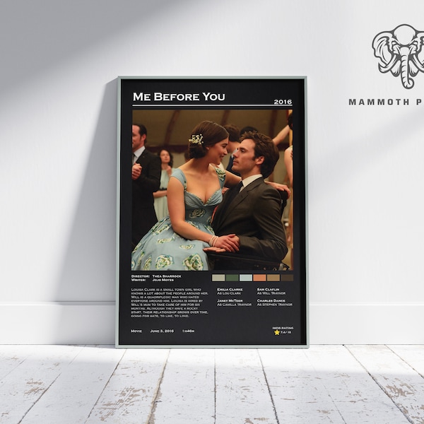 Me Before You Poster - Etsy