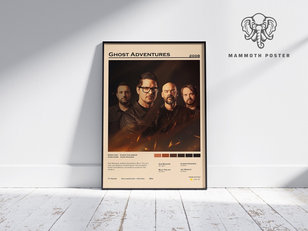 Ghost Adventures | TV Series Poster | Minimalist Movie Poster | Vintage ...