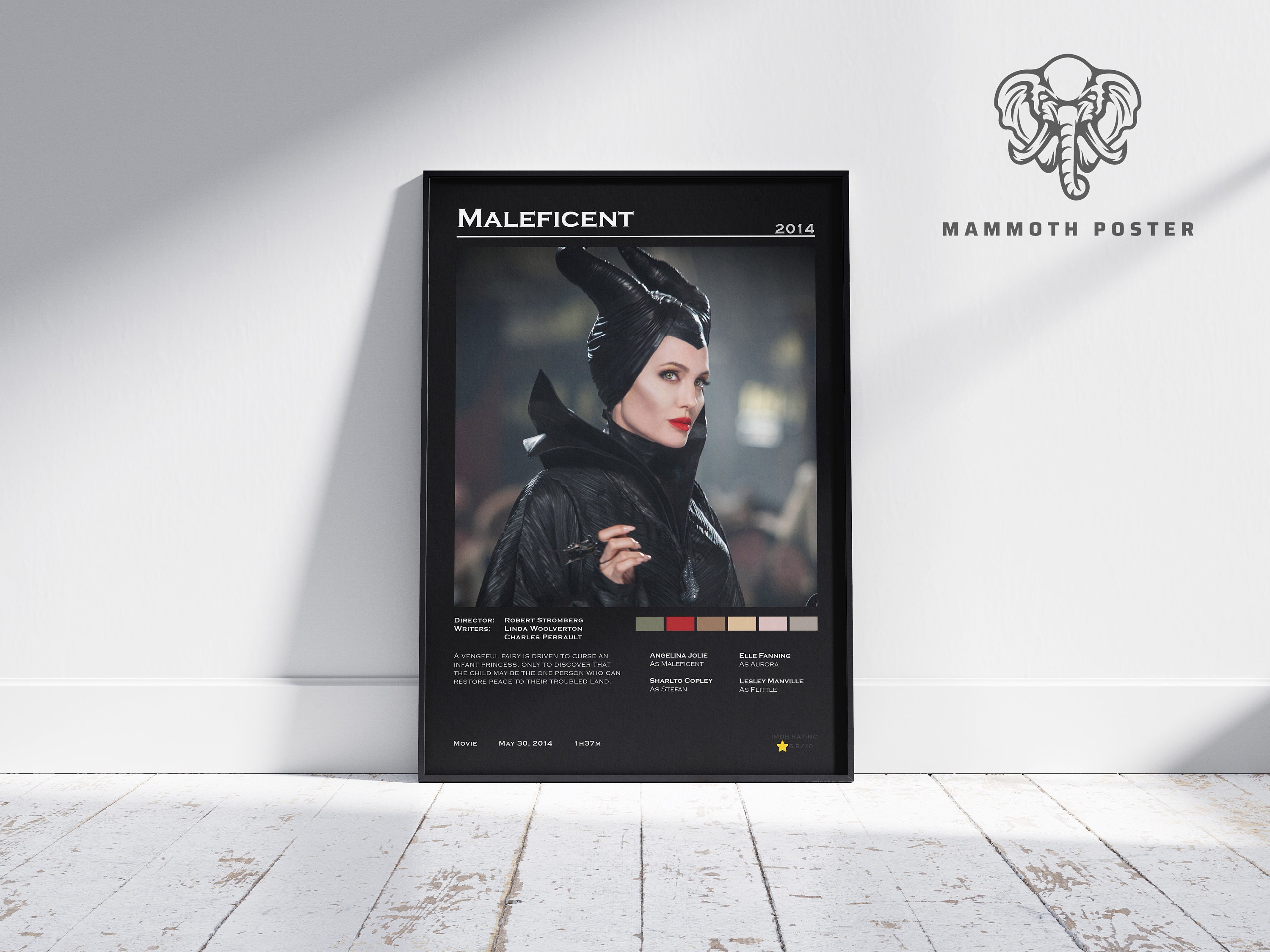 Elle Fanning Maleficent Poster