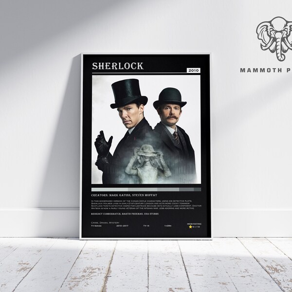 Sherlock Print - Etsy