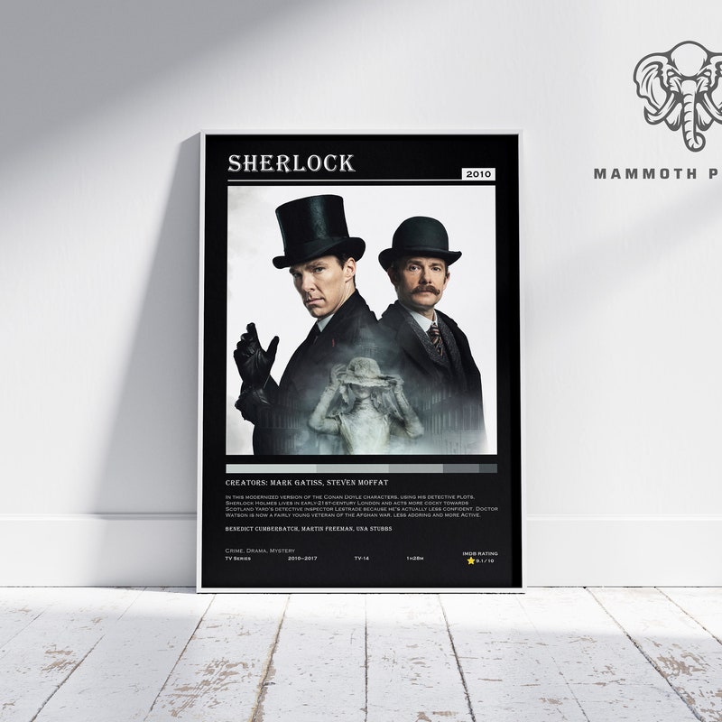 Sherlock Poster - Etsy