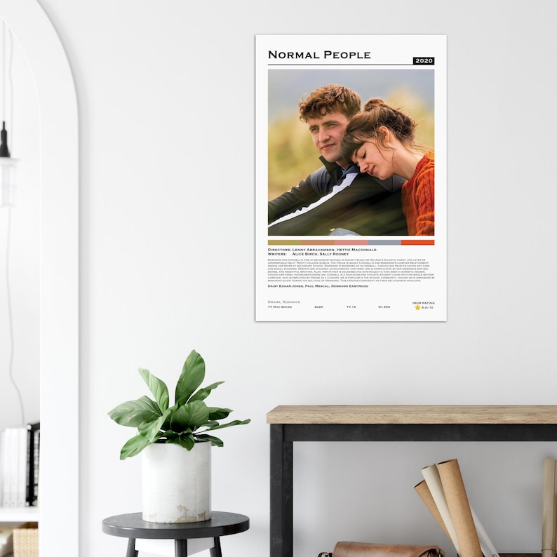 Normal People TV Series Poster Minimalist Movie Poster - Etsy