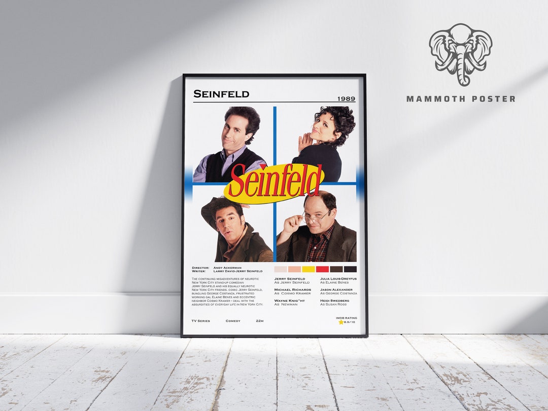 Seinfeld | TV Series Poster | Minimalist Movie Poster | Vintage Retro ...