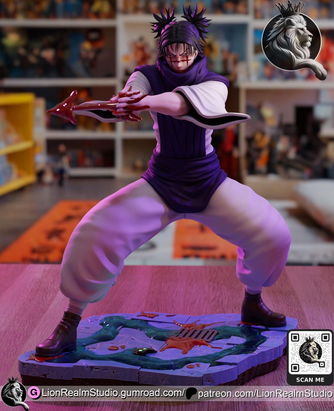 Jujutsu Kaisen - Choso Resin Figure - Etsy