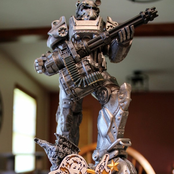 Fallout X01 Power Armor Figure - Etsy