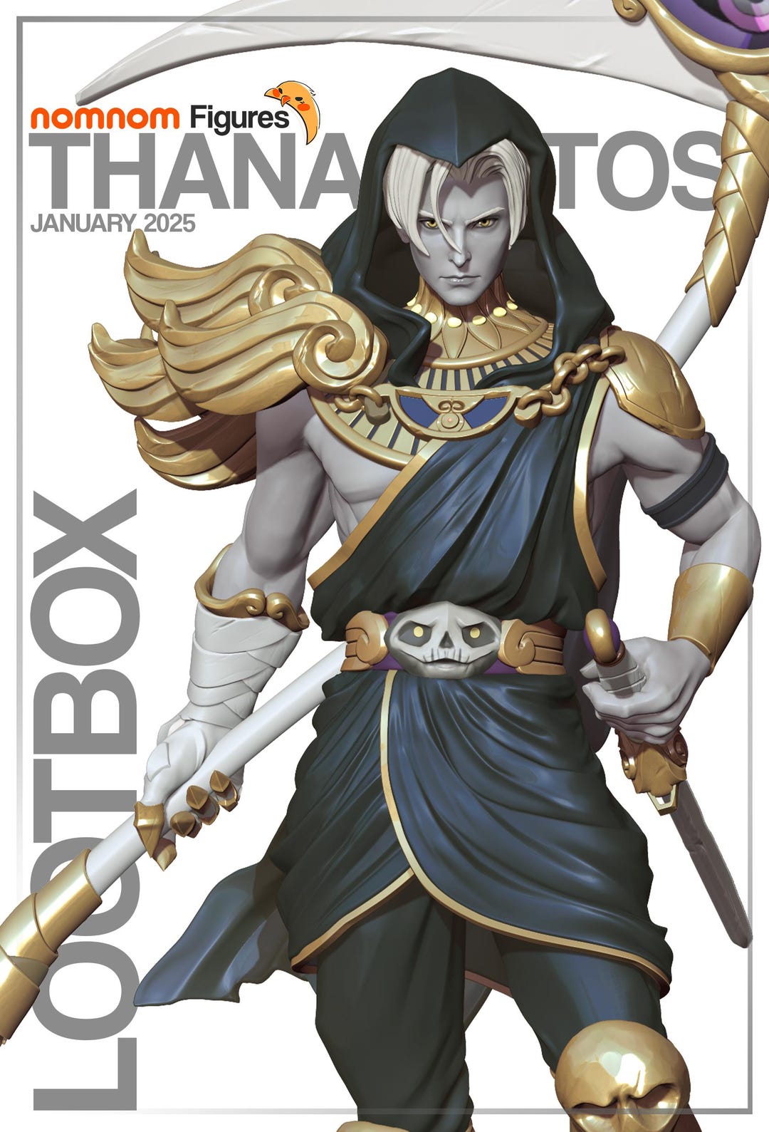 Hades Thanatos Resin Figure - Etsy