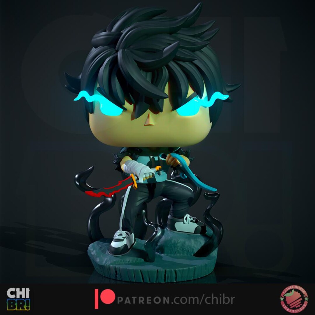 Solo Leveling Sung Jinwoo Custom Funko Resin Figure - Etsy