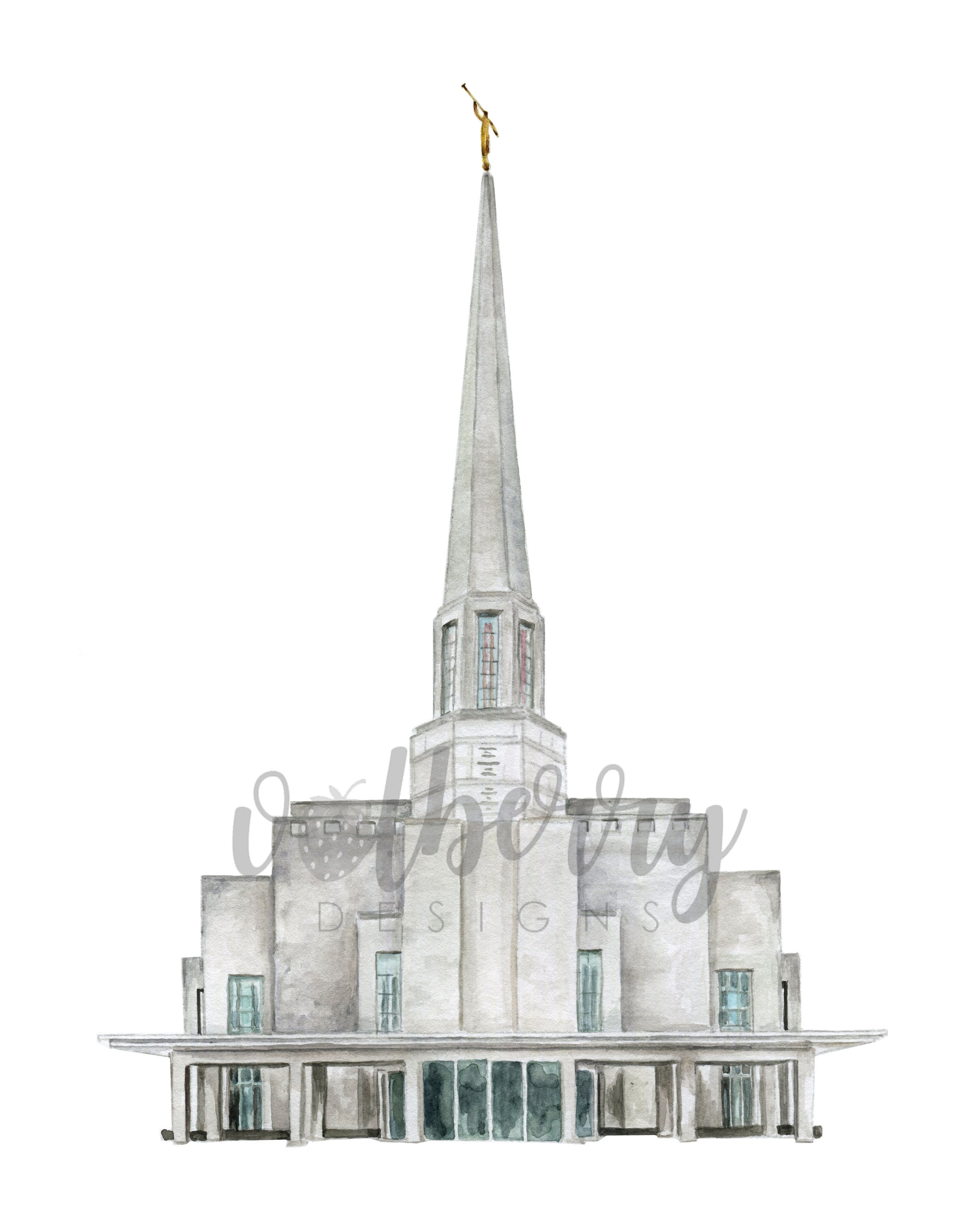 Preston England LDS Temple - Digital Download Wall Art Print - Etsy