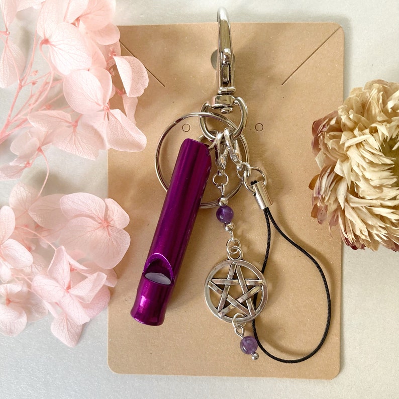 Cross / Protective Pentagram Charm & Safety Whistle / Nintendo Switch ...