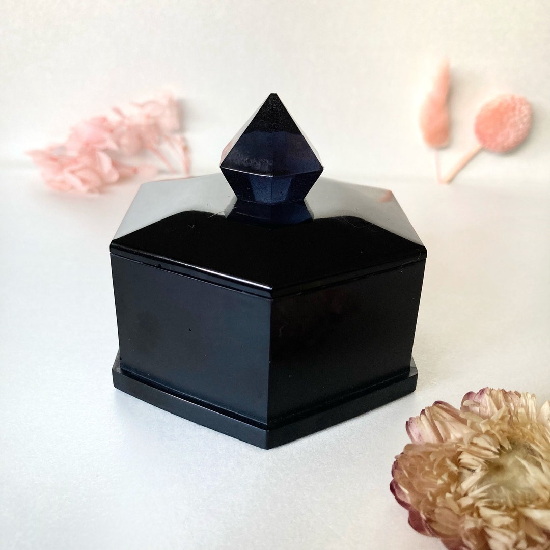 Black Trinket Dish Jewelry Holder Trinket Dish Ring Holder Table ...