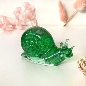 3d Resin Snail Decor, Emotional Comfort, Emo Support, Handmade Desk Pet ...