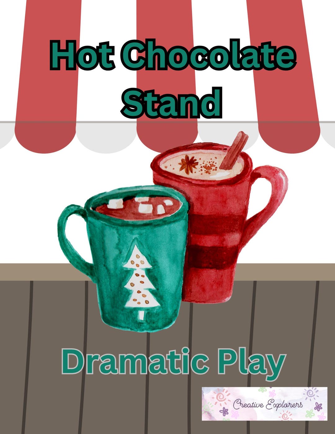 Hot Chocolate Stand-dramatic Play - Etsy
