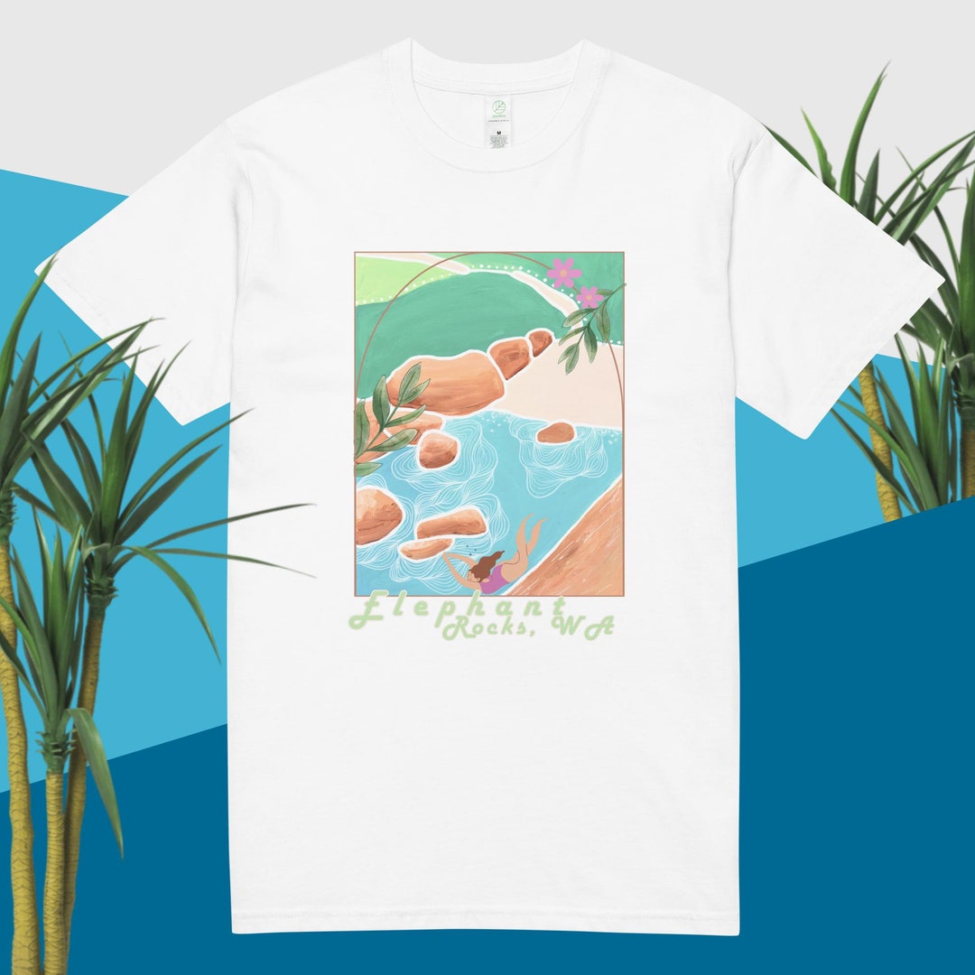 Elephant Rocks, WA Unisex Organic Cotton Tshirt - Etsy