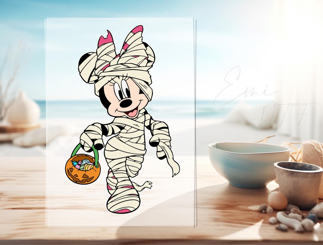 Minnie Mummy Dtf Transfer, Mickey Mummy Shirt, Disney Halloween Ready ...