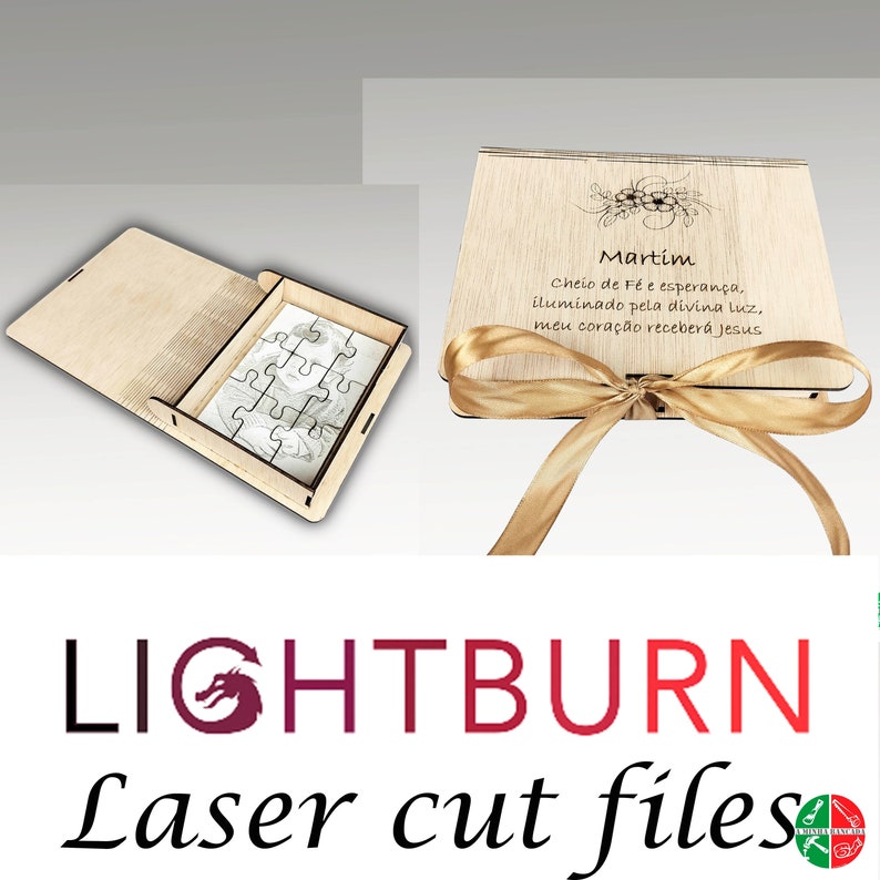 Baptism Box _ Lightburn Laser Cut - Etsy