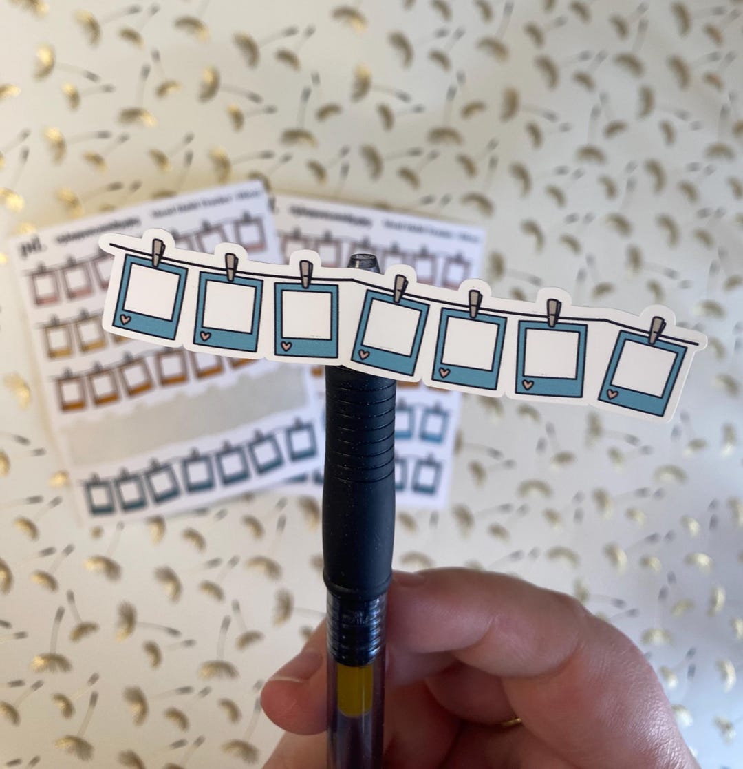 Weekly Mood Tracker, Goals Tracker, Banner, Memories Tracker Stickers ...