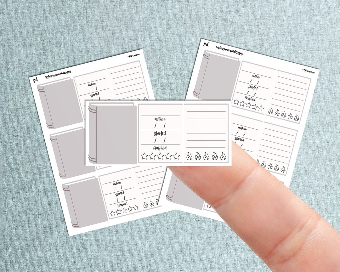 3D Book Rating Sticker, Opens Like a Real Book! Steaminess Rating, Book ...