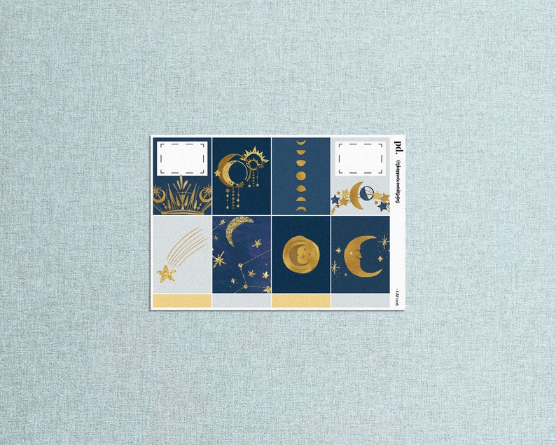 Celestial Planner Stickers: Cosmos Weekly Kit - Etsy