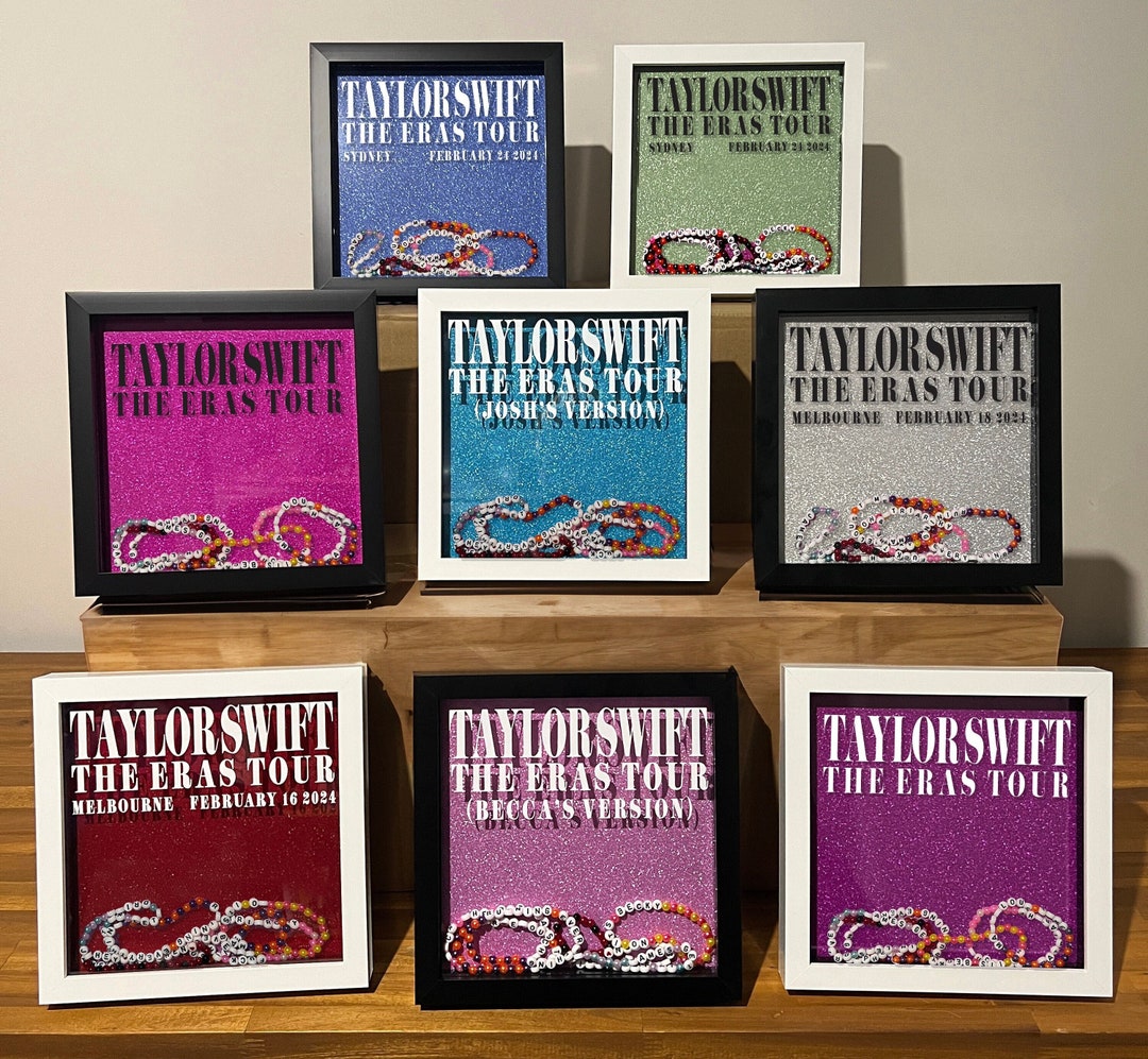 Taylor Swift Eras Tour Friendship Bracelet Memory Shadow Boxes - Etsy ...