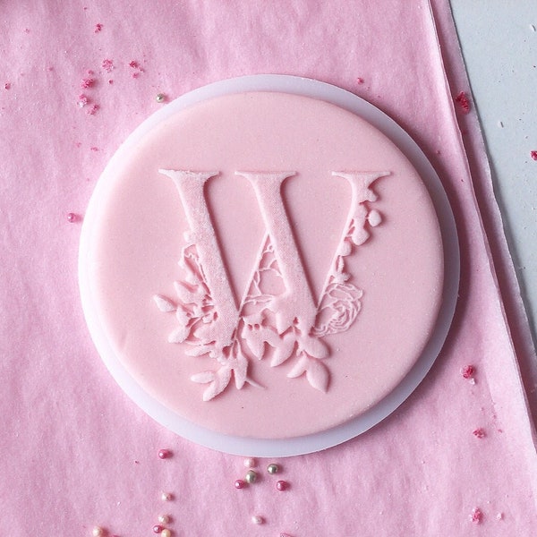 Letter W Cake Topper - Etsy