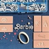 MINI Cake Alphabet Casual Letters Cake Craft Stencil Number Cake ...