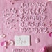 Cake Alphabet Exclusive Letters Cake Craft Stencil Number Cake ...