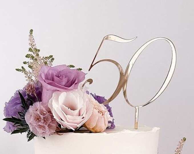 Personalized Cake Topper any Number Decorative Version Number Topper ...