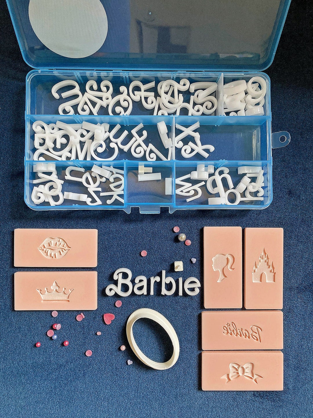 Cake Alphabet for Stamping - Doll Letters Cake Craft Stencil Number ...