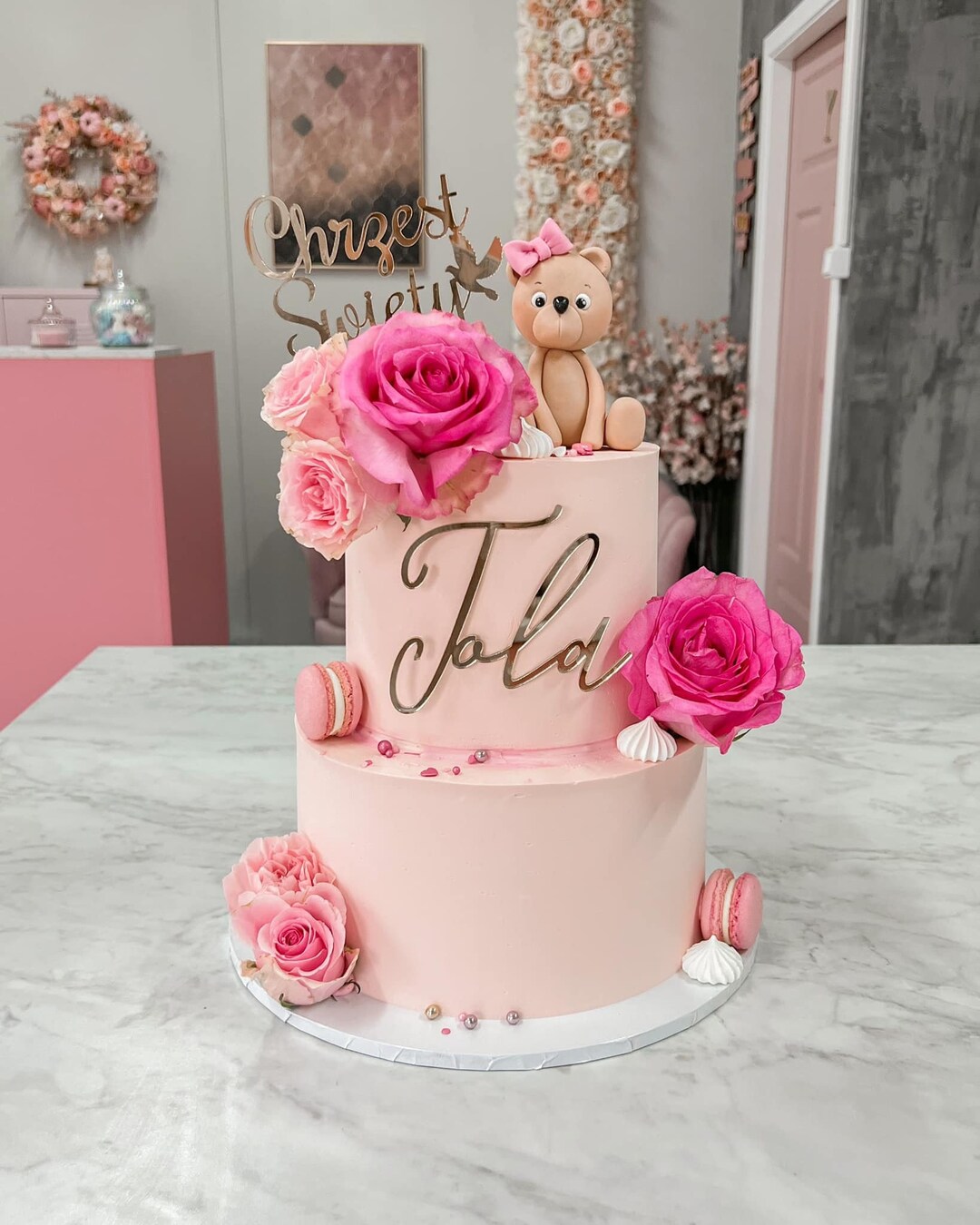 Personalized Name Cake Decor L Cake Name Plate L Name Cake Decoration ...